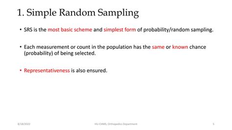 Probablity Samplingpptx Free Download