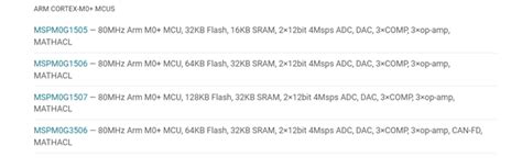 MSPM G Will MSP FET Work With MSPM G Arm Based Microcontrollers Forum Arm Based