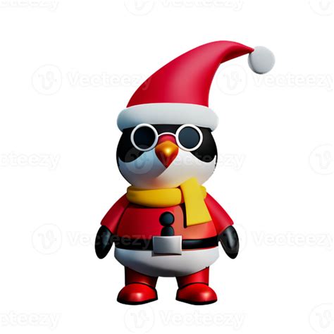 Penguin Hat Santa Ai Generative 29163571 Png