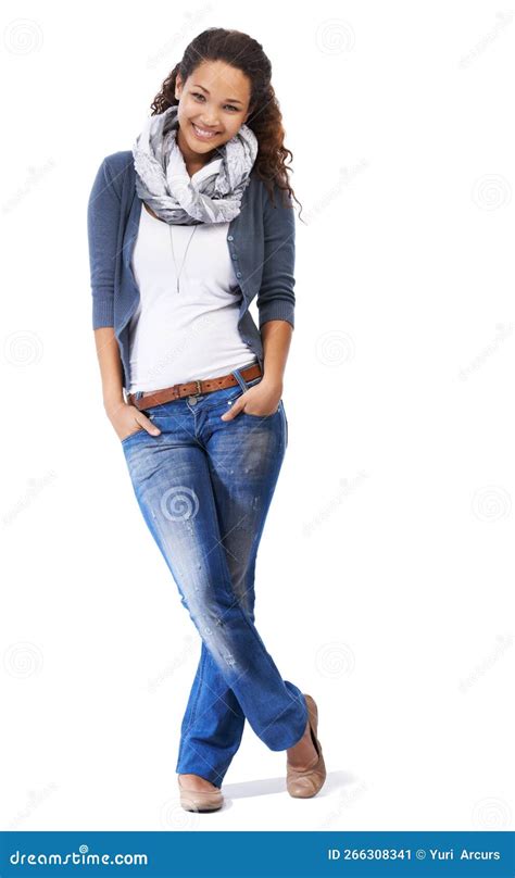 Retrato De Modelo Joven Y Mujer Negra Feliz Con Moda Y Belleza Natural