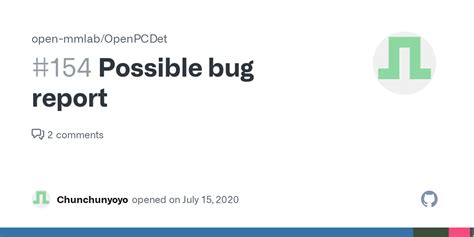 possible bug report · issue 154 · open mmlab openpcdet · github