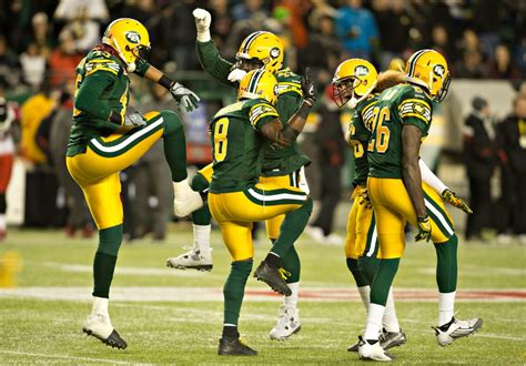 Edmonton Eskimos Advance To Grey Cup With 45 31 Win In Cfl West Final