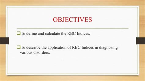 Rbc Indices Finalpptx