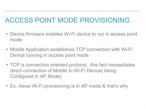 Provisioning Of Wi Fi Enabled IOT Devices PPT