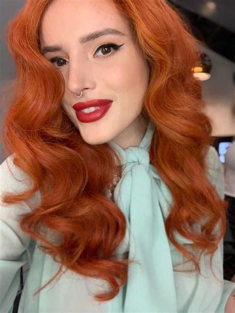 Bella Thorne Bella Hair Color Bella Red Hair Jessica Rabbit Hair Color