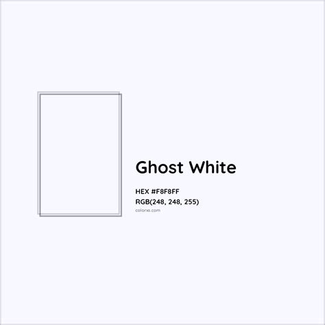 Hex F8f8ff Color Name Color Code And Palettes
