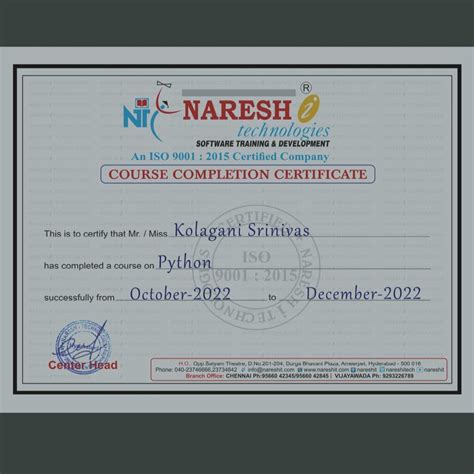 Srinivas Kolagani On Linkedin Python