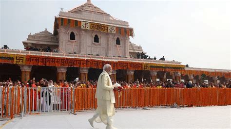 Modi Opens Hindu Temple Of Ram With Eye On Elections Gzero Media