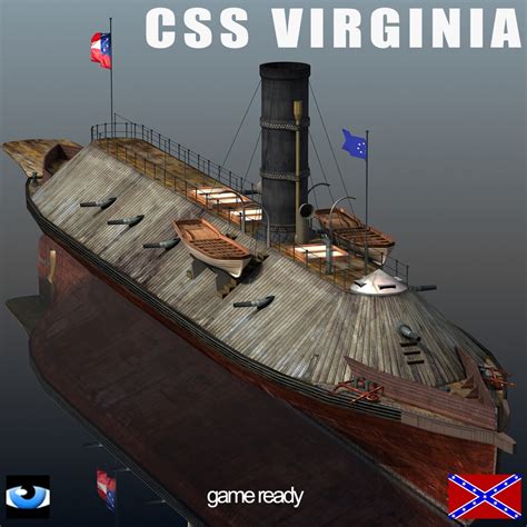Css Virginia 3d Model Turbosquid 1353981