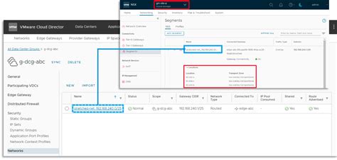 Nsx Federation With Data Center Groups In Vmware Cloud Director 105