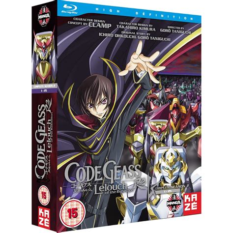 Code Geass Season 1 And Season 2 Blu Ray Boxarts Revealed