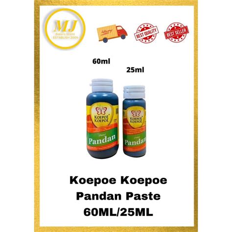 Koepoe Koepoe Pandan Paste Shopee Malaysia