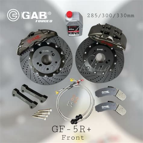 [ Gab Forged ] Gf 5r Big 4 Piston Forged Caliper 285 300 330mm For