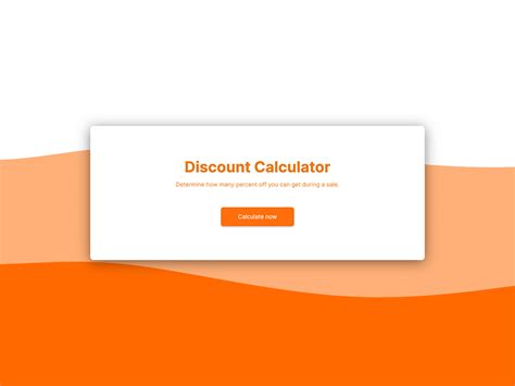 Discount Calculator Free Involve Me Template