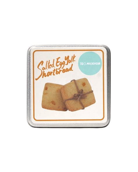 Salted Egg Yolk Shortbread Tin Delli