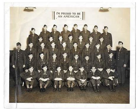 Ww2 Era Army Air Force Flight School Graduation Photo 1943