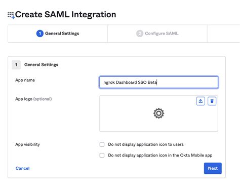 Configuring Okta Single Sign On Sso Ngrok Documentation