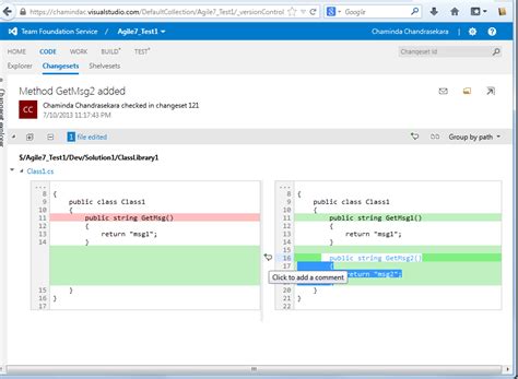 Chamindas Devops Journey With Msft Tfs 2013 Web Access Comments On
