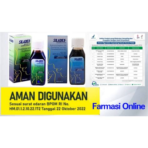 Jual Siladex Me Dan Cc 60 Ml Batuk Pilek Shopee Indonesia