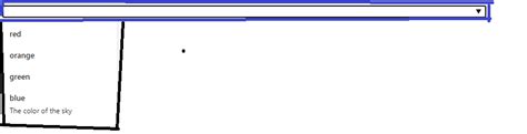 Html Datalist Option Width Smaller Than Input Width When Px More Than