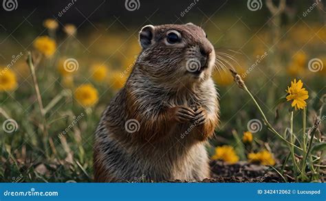 Cute Gopher Snake Cartoon With Blank Sign 270233065