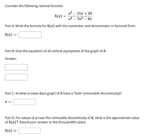 Consider The Following Rational