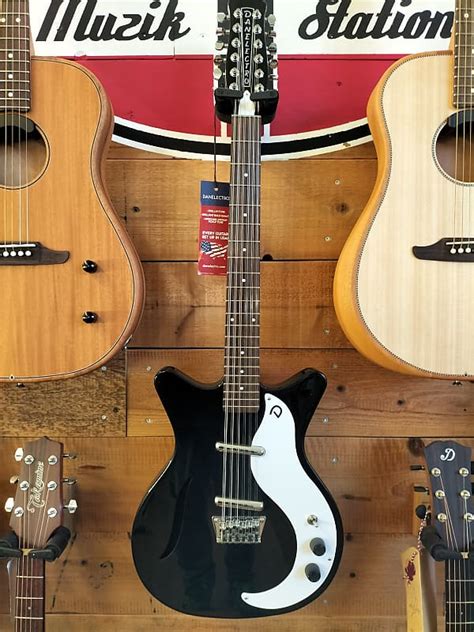 Danelectro 59 Vintage 12 String Black Reverb