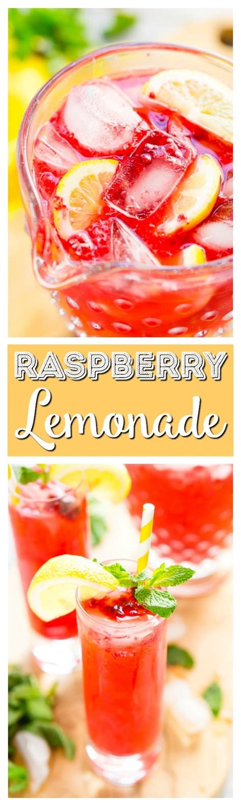 Sparkling Raspberry Lemonade Recipe Sugar And Soul