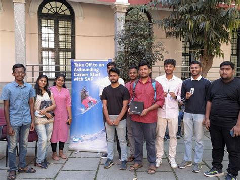 Vaishnavi On Linkedin Sapexperience Uvce Careeropportunities