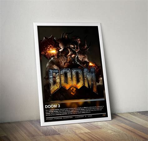 Dooom 3 Poster Dooom 3 Poster Sold By Lorena Cm Sku 283896