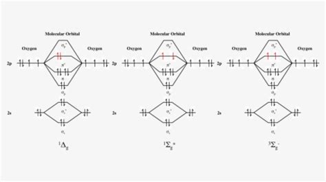 Molecular Orbital Scheme For The Three Forms Of Oxygen Graphite