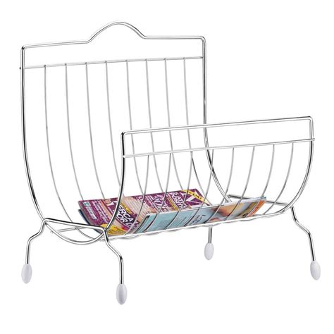 Revisteiro Utimil Em Aço Cromado E Pvc Carrefour