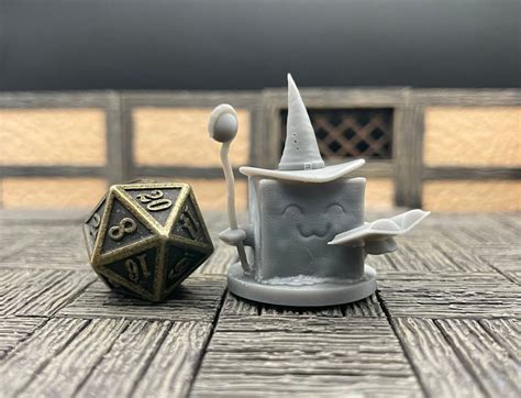 Gelatinous Cube Wizard Adventurer Tabletop Rpg Mz4250 3d Printed