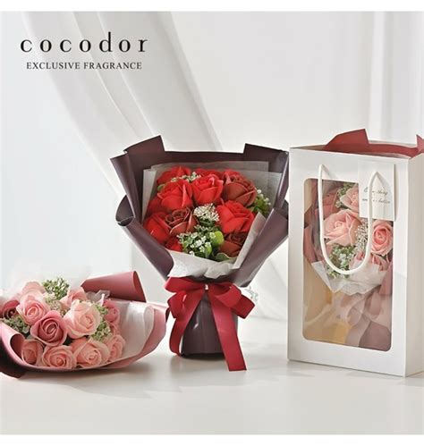 코코도르 비누꽃다발 쇼핑백세트 인증 티몬
