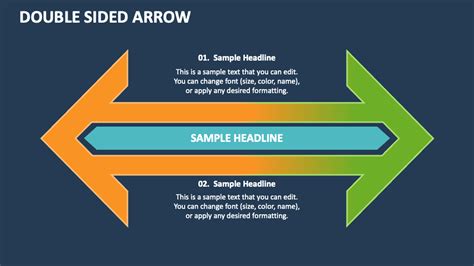 Double Sided Arrow PowerPoint And Google Slides Template PPT Slides