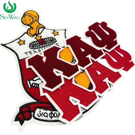 Kappa Alpha Psi Fraternity Chenille Embroidered Shield Patch Kay Iron Patch For Jacket Kappa