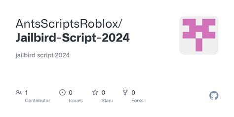 Jailbird Script 2024 Jailbird Script Itzantlol At Main · Antsscriptsroblox Jailbird Script 2024