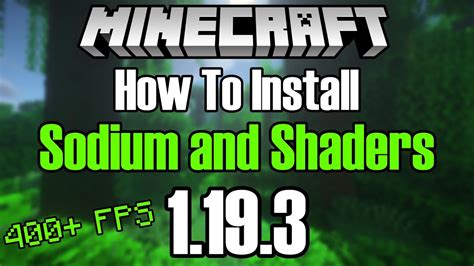 How To Use Sodium And Shaders At Neomi Ingram Blog