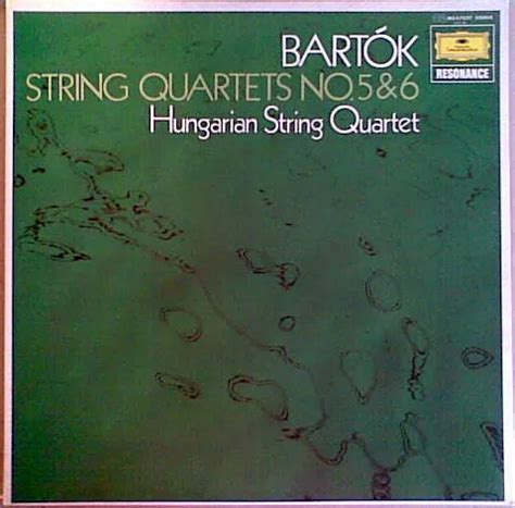 BÉla BartÓk String Quartets N° 5 And 6 Vg Lp Eur 998 Picclick Fr