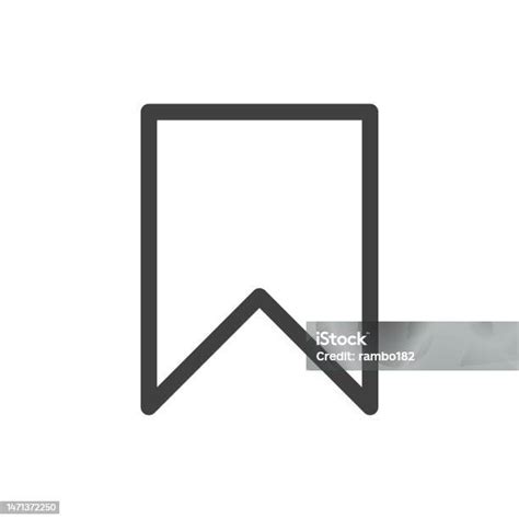 책갈피 흰색 배경에 좋아하는 선 벡터 아이콘 편집 가능한 획 완벽한 픽셀 모바일 및 웹용 윤곽선 벡터 그래픽 아이콘에 대한 스톡 벡터 아트 및 기타 이미지 Istock