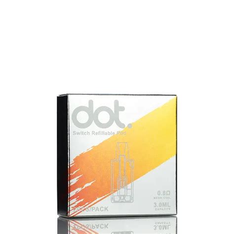 Dotmod Switch Refillable Pods For Dot Disposable 2000 Puffs