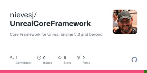 Github Nievesjunrealcoreframework Core Framework For Unreal Engine