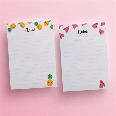 Cute Fruit Notepads Save Follow 🥺