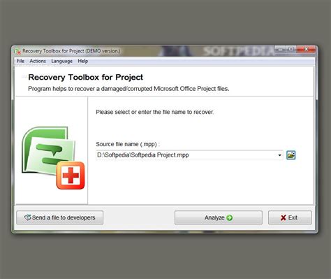 Recovery Toolbox For Project All In One Project Recovery Tool