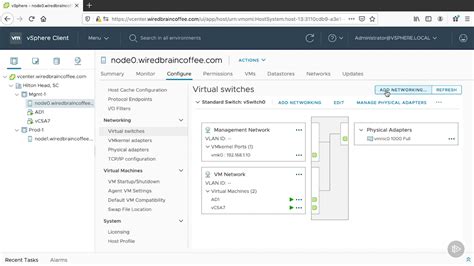 Vmware Vsphere Adding A New Vsphere Standard Switch