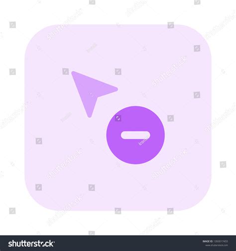 Clear Mouse Cursor Arrow Under Application Stock Vector Royalty Free