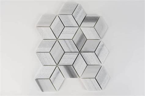 3 D Diamond Marble Mosaic