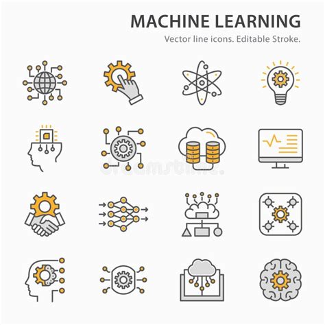 Machine Learning Icon Artificial Intelligence Smart Machine Logo