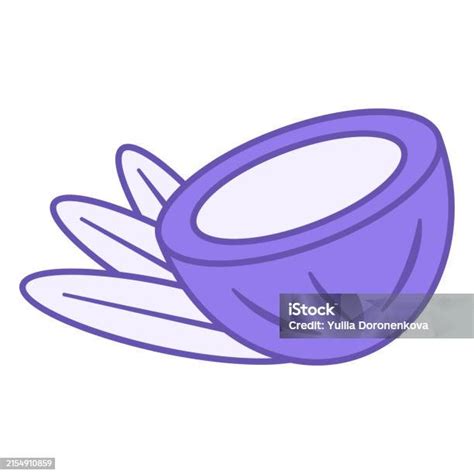 코코넛 컬러 아이콘입니다 나뭇잎과 코코넛의 벡터 아이콘입니다 여름과 휴가 컨셉 0명에 대한 스톡 벡터 아트 및 기타 이미지 0명 건강한 생활방식 건강한 식생활