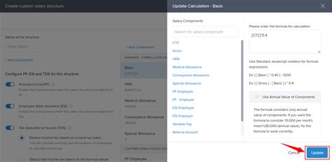 How To Create Edit A New Custom Salary Structure